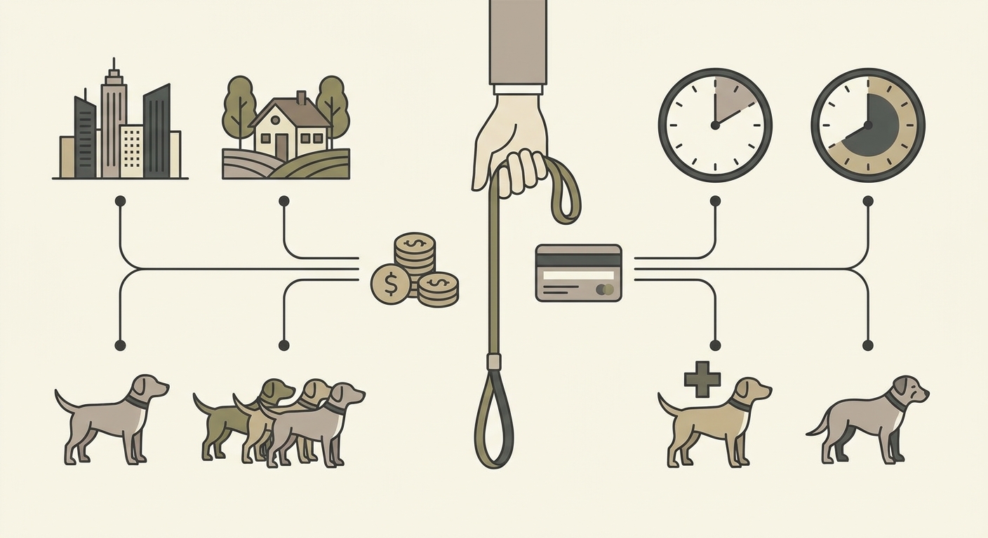 How Much Do Dog Walkers Charge in 2026? Per-Walk, Weekly & Monthly ...