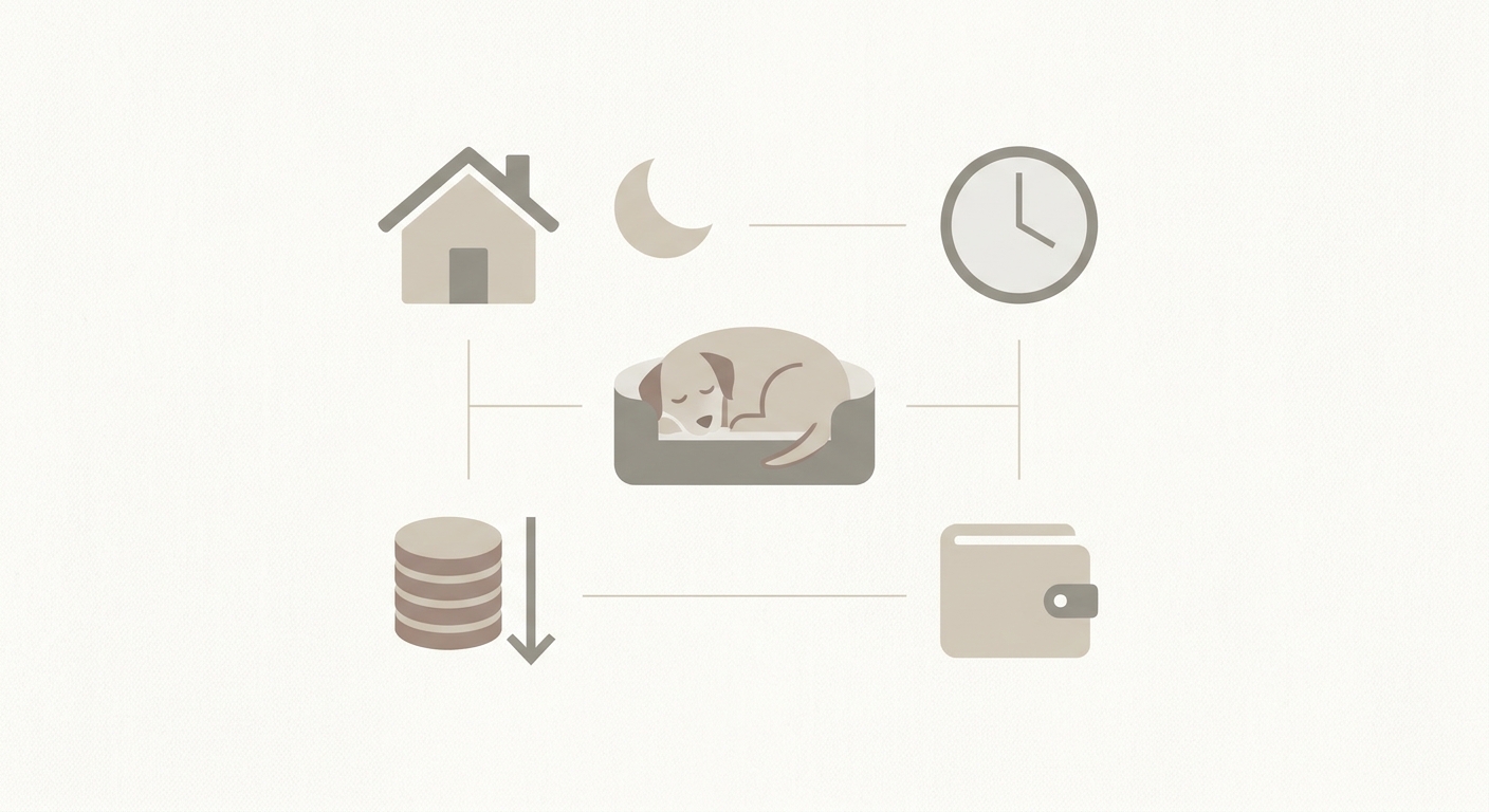 Overnight Dog Sitting Cost in 2026: Rover, Wag & In-Home Rates | UseCalcPro