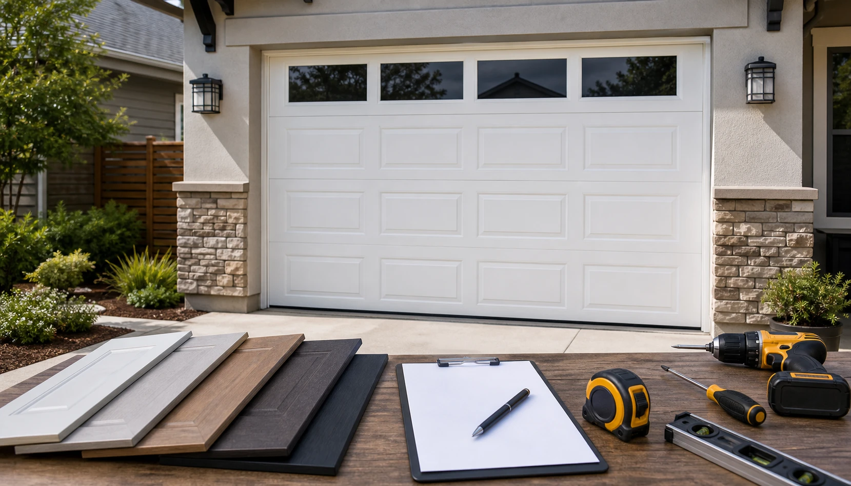 Single Garage Door Replacement Cost: 2026 Installed Guide | UseCalcPro